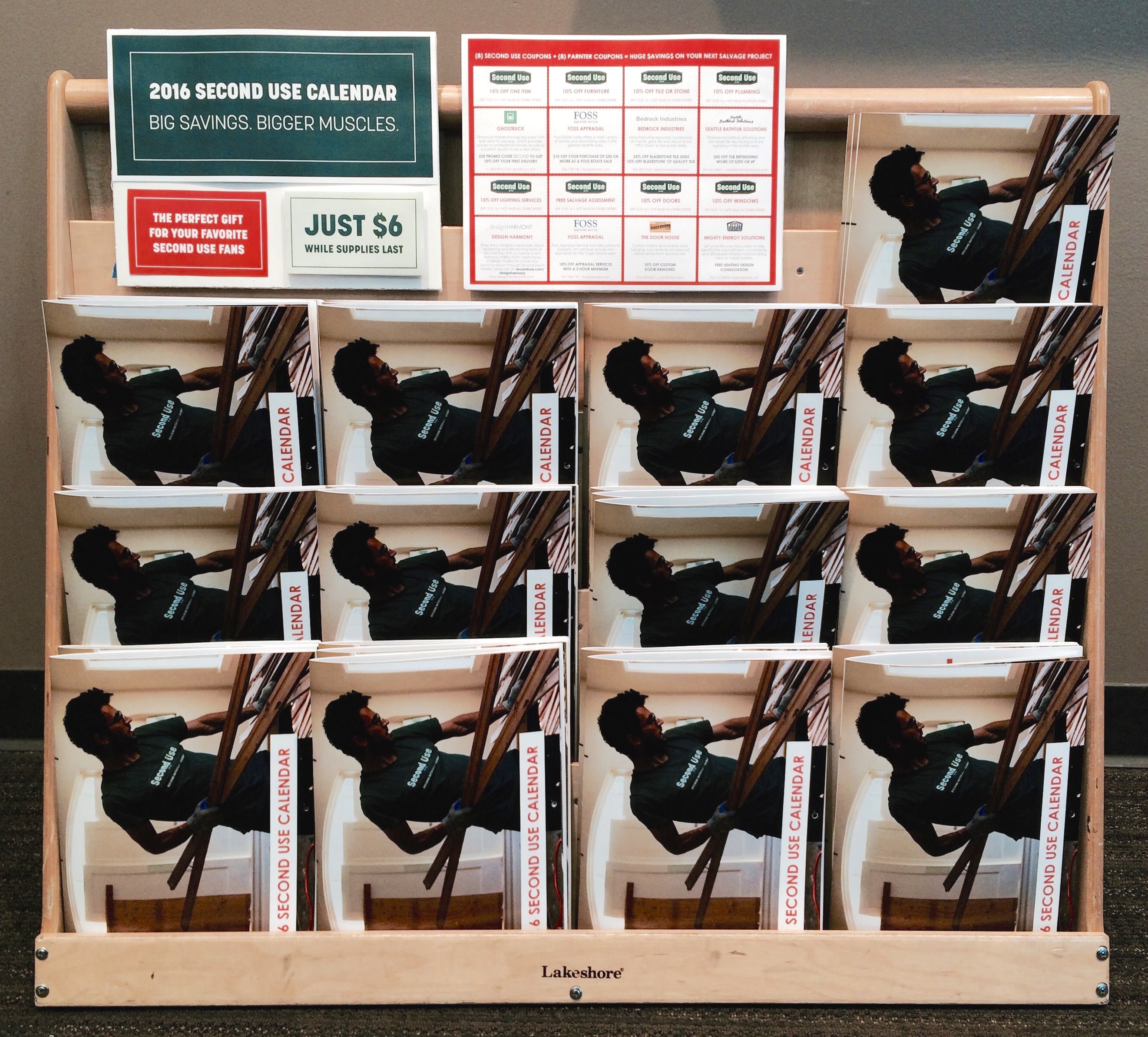 The 2016 Second Use Calendar | Stuffed With Deal$ | Only $6 | Second Use